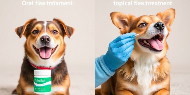 Comparing oral vs. topical flea treatments for pets. - Mini Pest